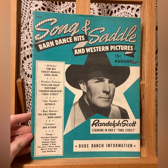 Other | Song And Saddle Magazine Barn Dance Hits And Western Pictures ...